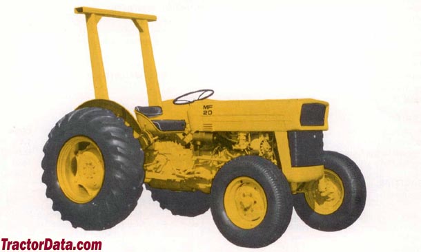 TractorData.com Massey Ferguson 20 industrial tractor photos information