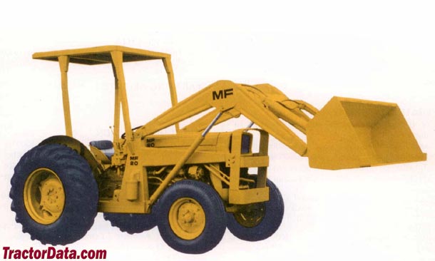 TractorData.com Massey Ferguson 20 industrial tractor photos information