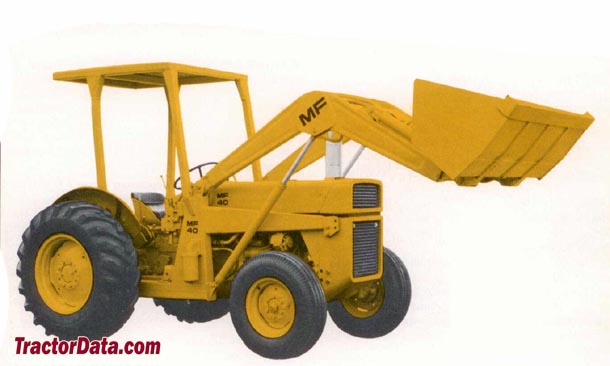 TractorData.com Massey Ferguson 40 industrial tractor photos information