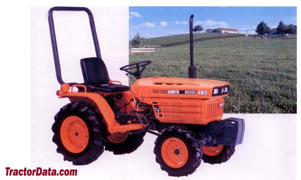 TractorData.com Kubota B6200 tractor photos information