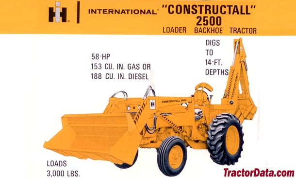 TractorData.com International Harvester 2500 Contructall backhoe-loader ...