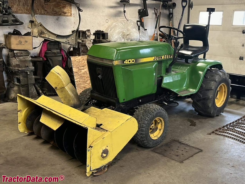 TractorData.com John Deere 400 tractor photos information
