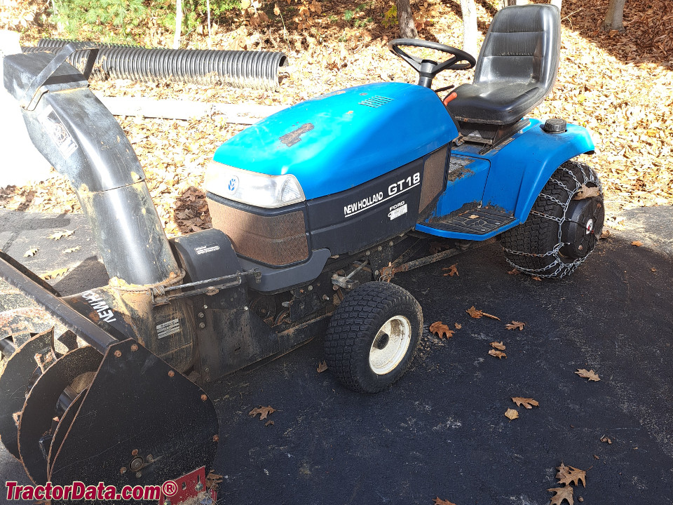 TractorData.com New Holland GT18 tractor photos information