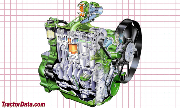 TractorData.com John Deere 6400 tractor engine information