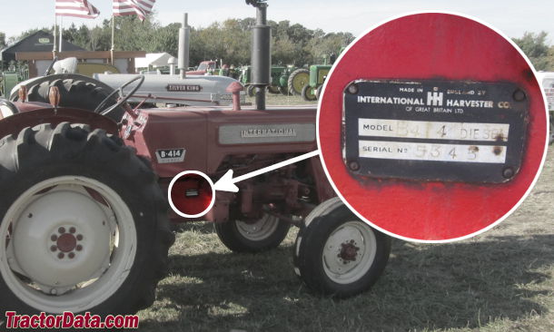 TractorData.com International Harvester B-414 tractor information