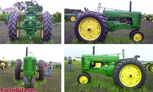 TractorData.com John Deere 70 tractor dimensions information