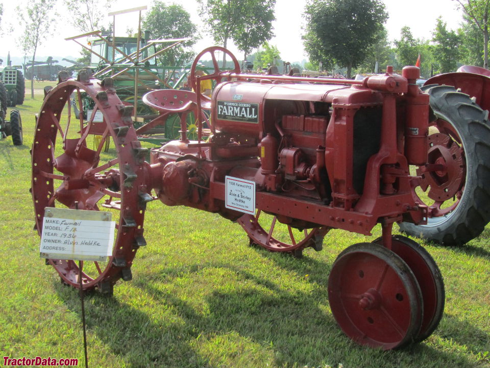 TractorData.com Farmall F-12 tractor photos information
