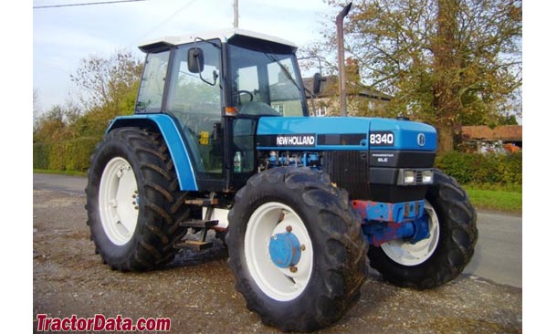 TractorData.com New Holland 8340 tractor photos information