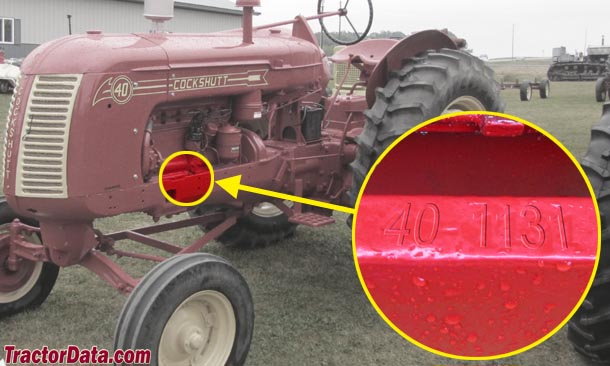 TractorData.com Cockshutt 40 tractor information
