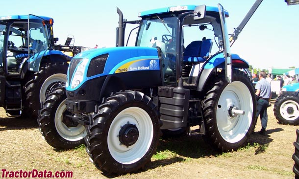 TractorData.com New Holland T6070 Elite tractor photos information