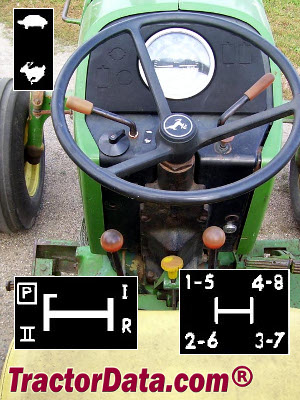 TractorData.com John Deere 2640 tractor transmission information