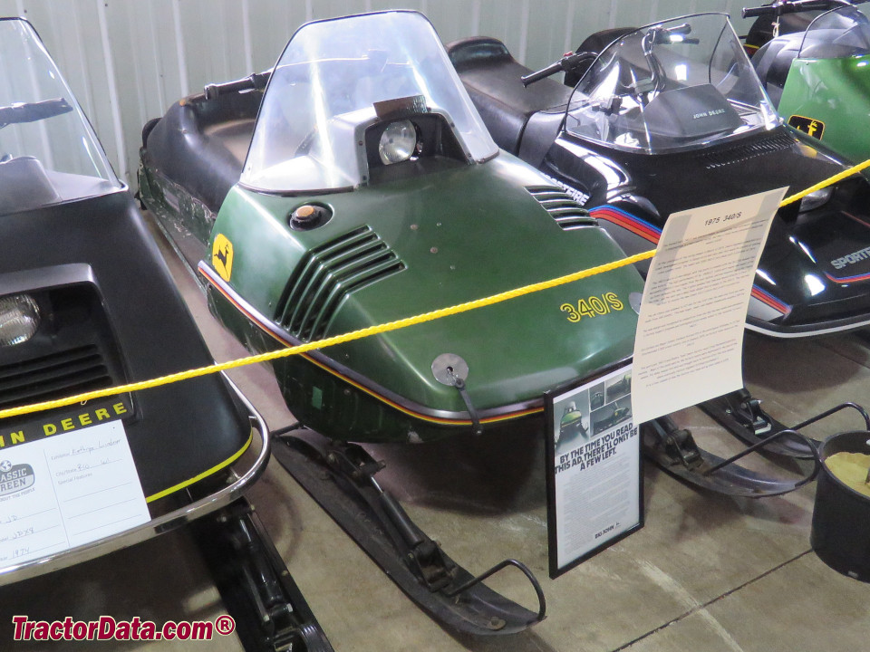 TractorData.com John Deere 340/S snowmobile photos information